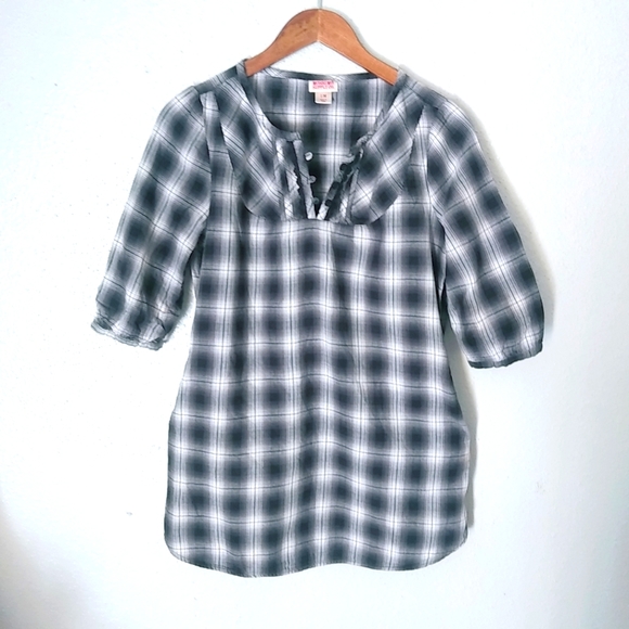 Mossimo Supply Co. | Dresses | Mossimo M Light Flannel Boyfriend Mini ...